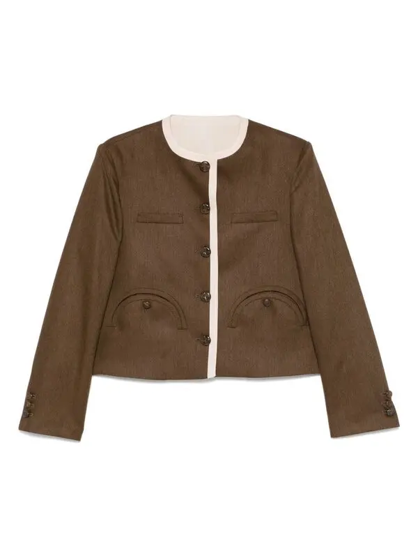 BLAZÉ MILANO Silk Bolero Jacket