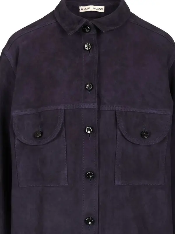 BLAZÉ MILANO Suede Shirt