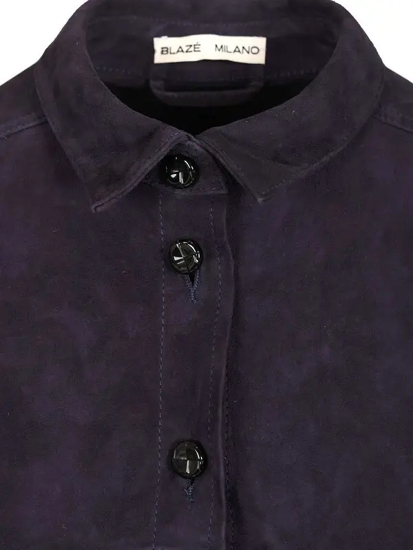 BLAZÉ MILANO Suede Shirt