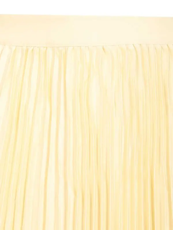 SELF-PORTRAIT Satin Lace Midi Skirt