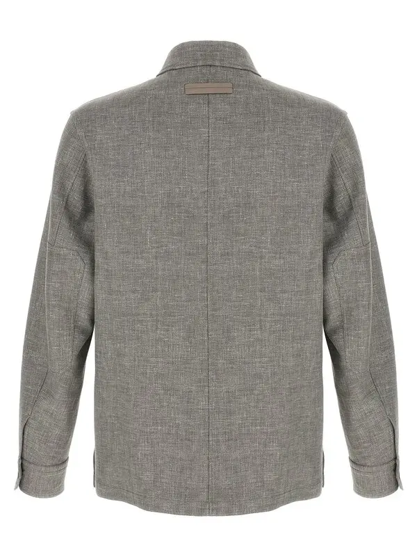 Zegna Crossover' Overshirt - Cream