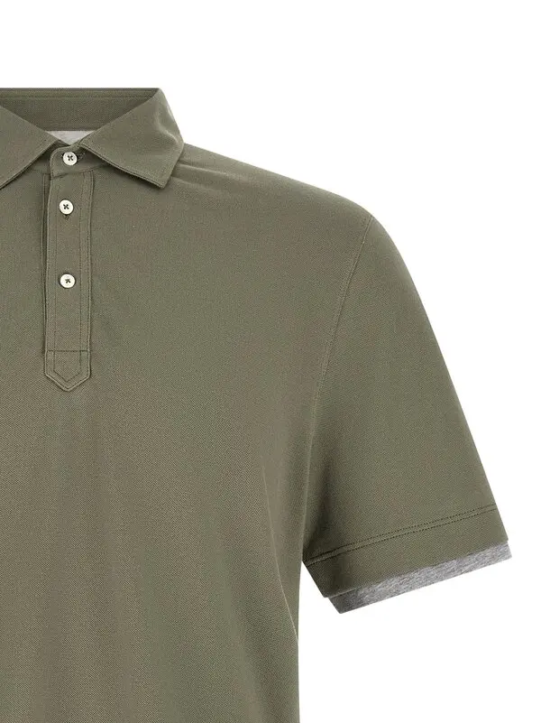 Brunello Cucinelli Faux Layering' Polo Shirt
