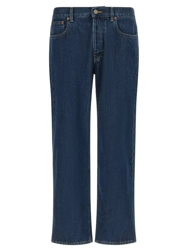 Valentino Garavani Straight Leg Jeans - Blue