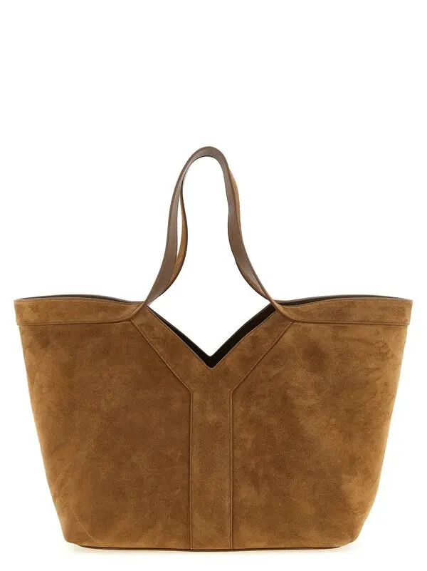 Saint Laurent Small 'y' Shopping Bag - Brown