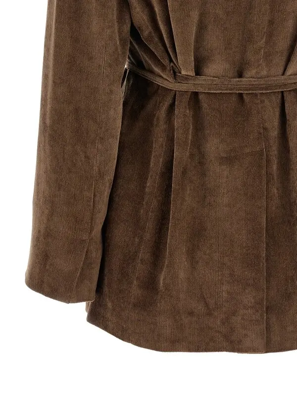Brunello Cucinelli Microribbed Velvet Blazer