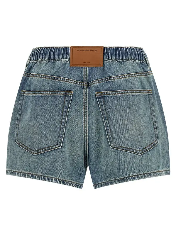 Alexander Wang Marathon Denim Shorts