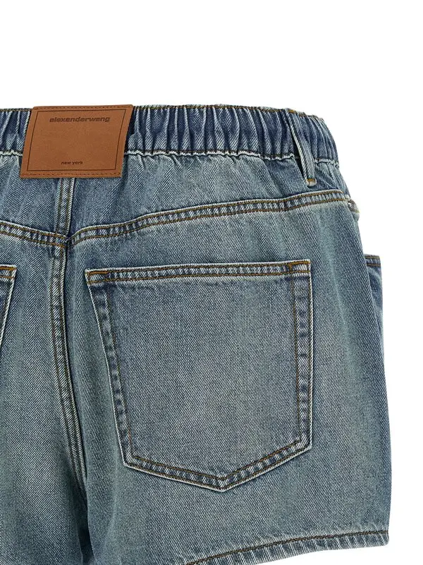Alexander Wang Marathon Denim Shorts