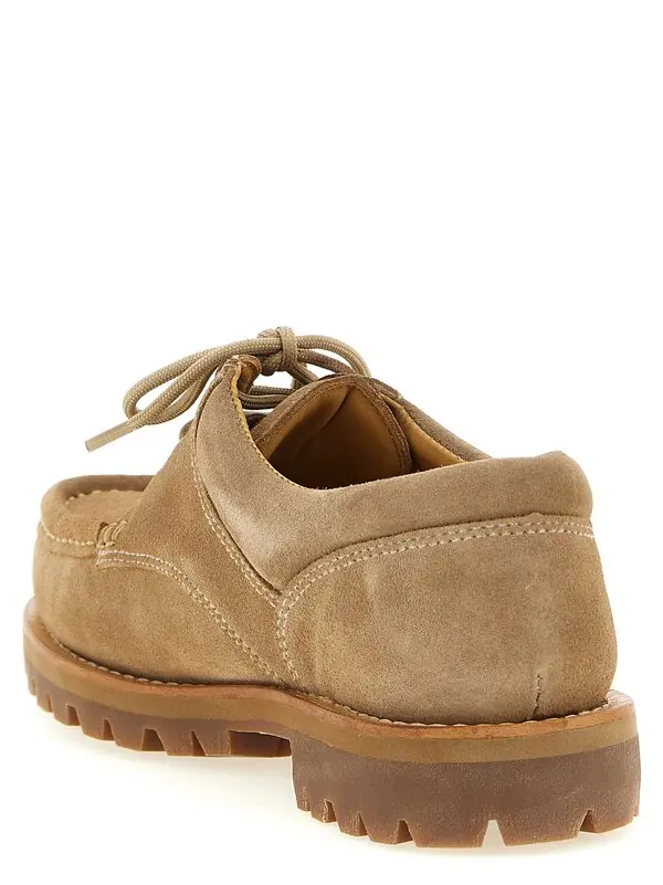Paraboot Thiers Suede Derby Shoes - Cream