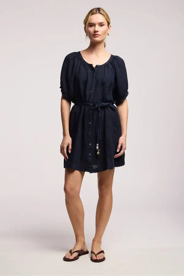 Velvet By Graham & Spencer Kayella Linen Tunic Dress
