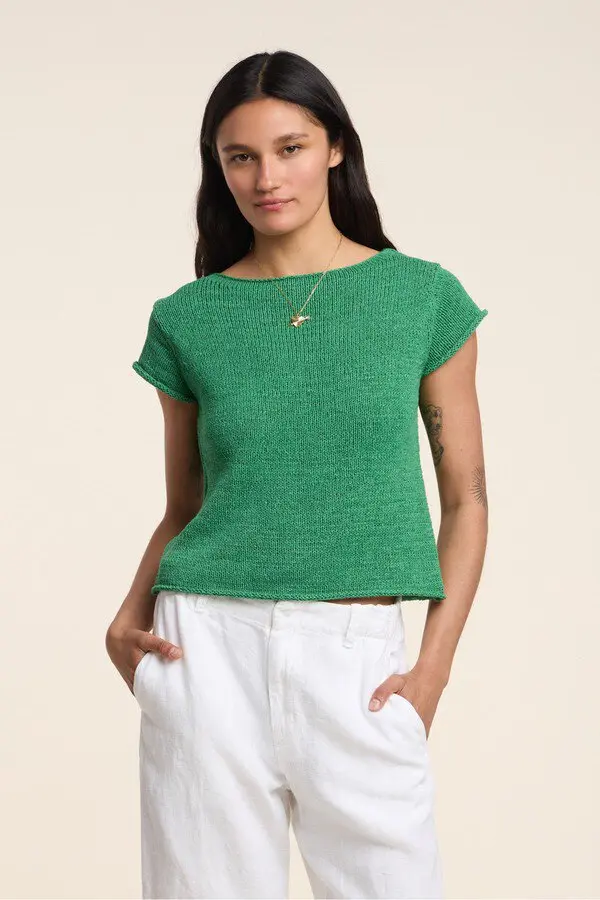 Velvet By Graham & Spencer Milou Sweater - Green