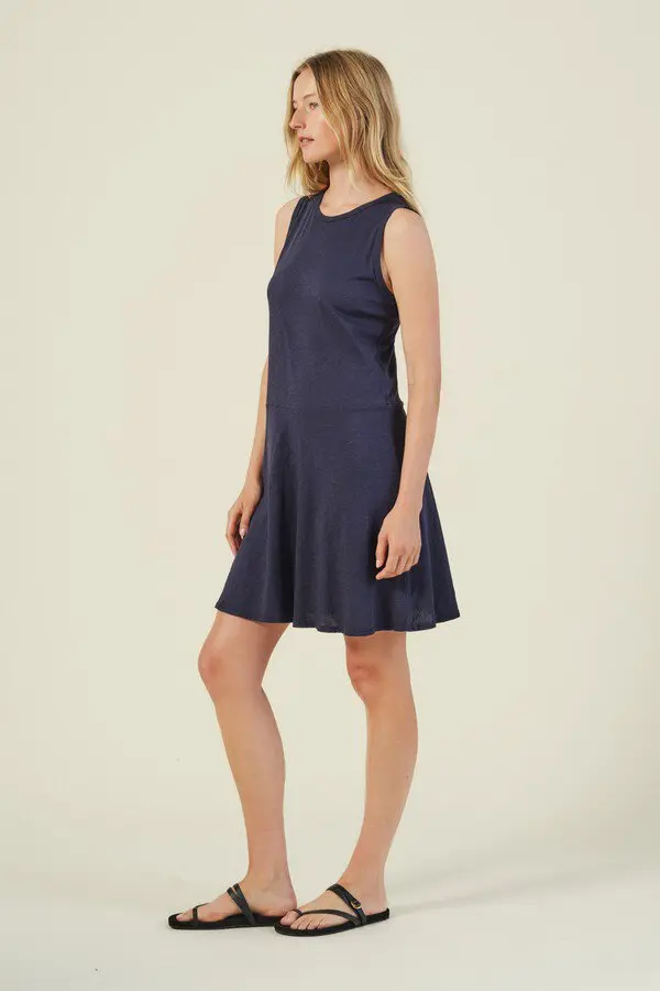 Velvet By Graham & Spencer Loen Cotton Slub Tank Dress