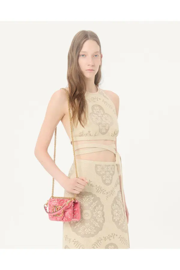 Valentino Garavani Floral Stamp Blanket Top