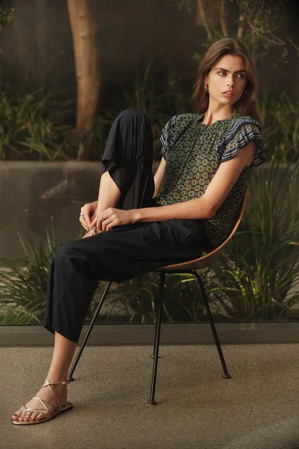 Velvet By Graham & Spencer Dahlia Top