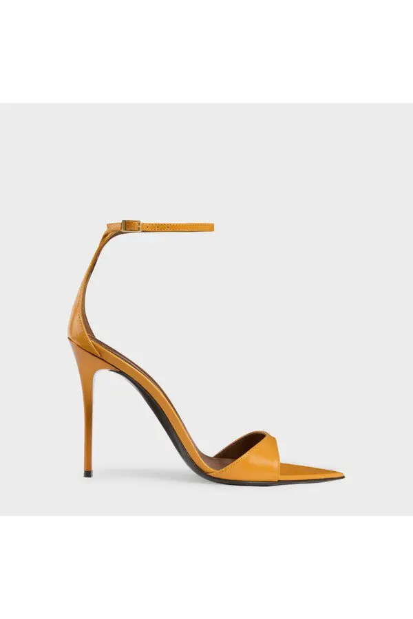 GIUSEPPE ZANOTTI Intrigo Strap 105 Stiletto Sandals - Yellow