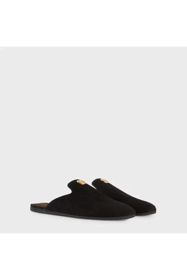 GIUSEPPE ZANOTTI Suede Seal Slipper