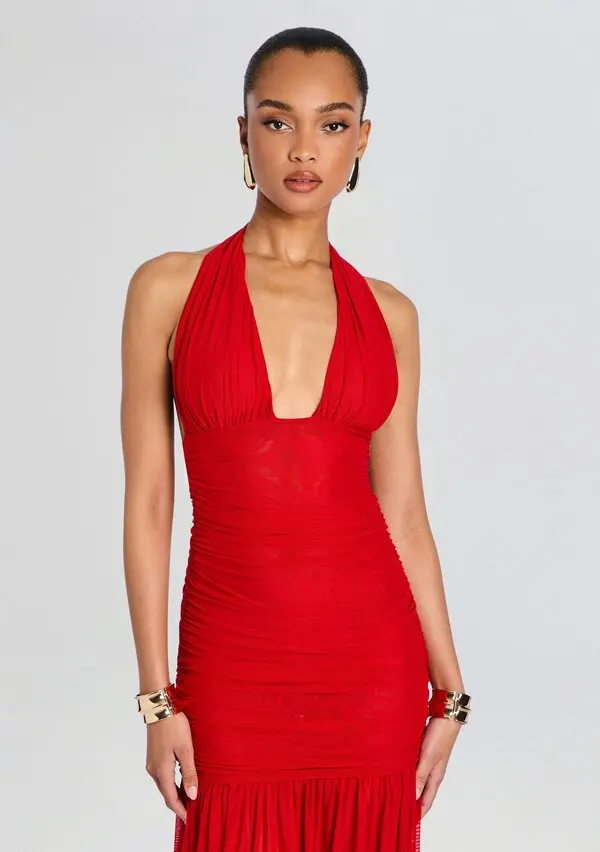 SEROYA Teghan Mesh Gown