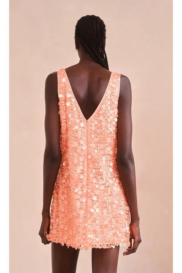 Saylor Kitty Sequined Mini Dress