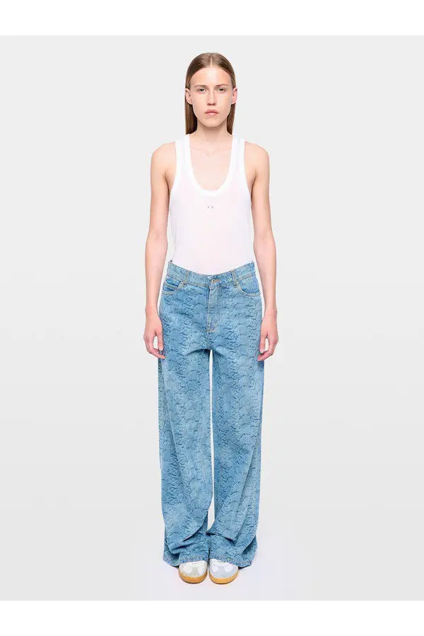 Zadig&Voltaire Eli High-waisted Wide-leg Jeans - Green