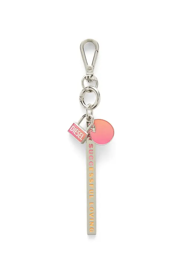 DIESEL® X Tinder "for Successful Loving" Metal Padlock Charm - Silver