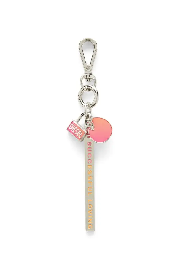 DIESEL® X Tinder "for Successful Loving" Metal Padlock Charm - Silver