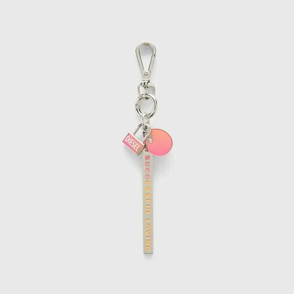 DIESEL® X Tinder "for Successful Loving" Metal Padlock Charm - Silver