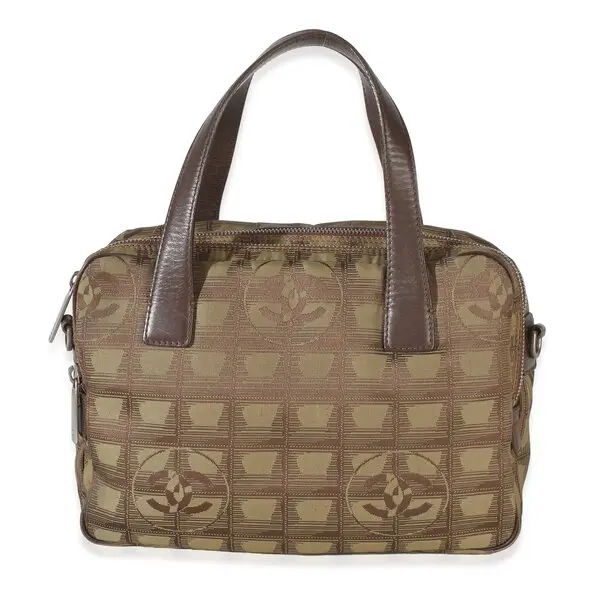 Chanel Travel Ligne Top Handle Bag - Brown