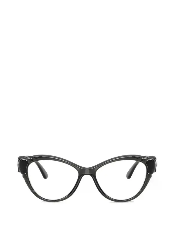 SWAROVSKI Embellished Cat-eye Glasses - Grey