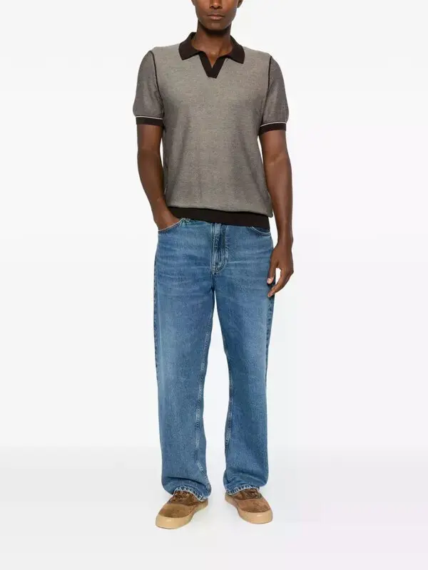BOSS Contrast-trim Polo Shirt