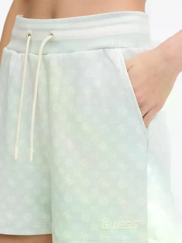 Guess Logo Print Drawstring Shorts