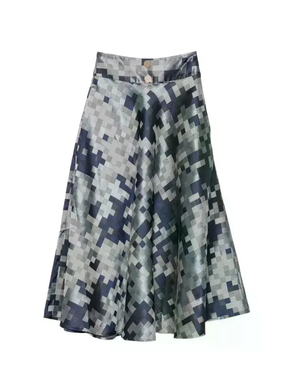 Leen Mougrhabi Evelyn A-line Midi Skirt