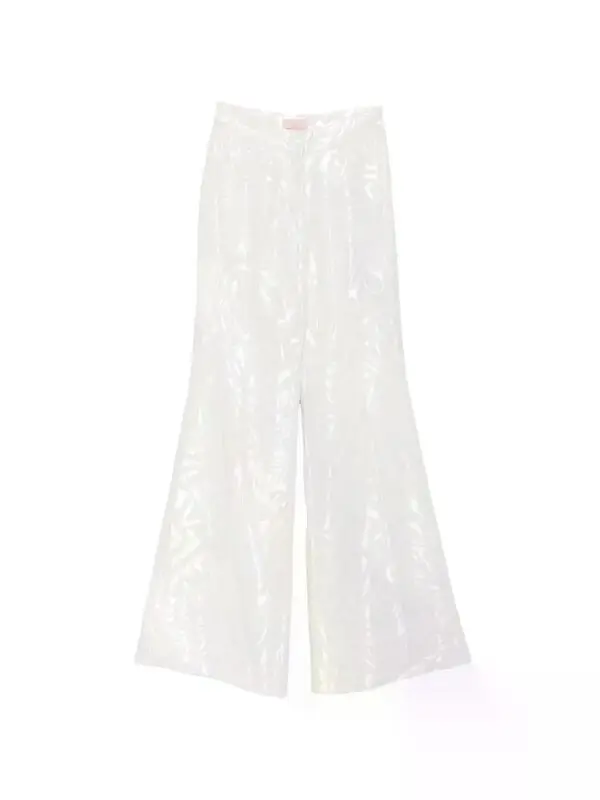 Leen Mougrhabi Noor Jacquard Flared Trousers