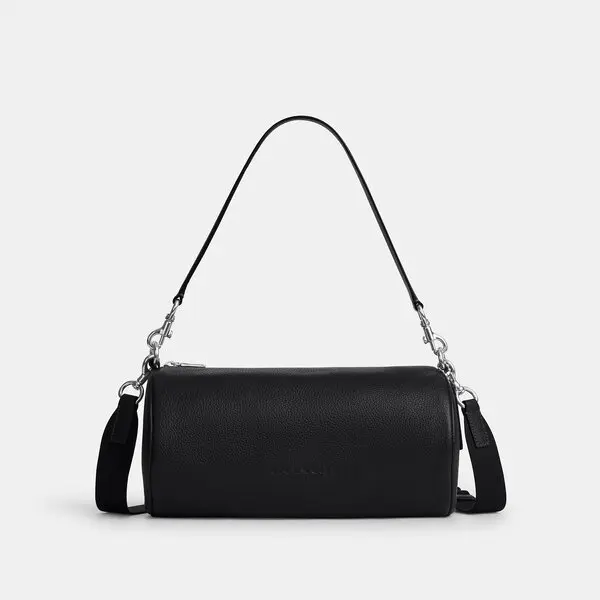 COACH OUTLET Andre Barrel Bag 30 - Silver/black