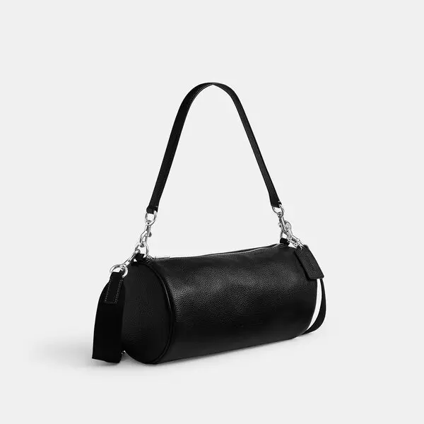 COACH OUTLET Andre Barrel Bag 30 - Silver/black