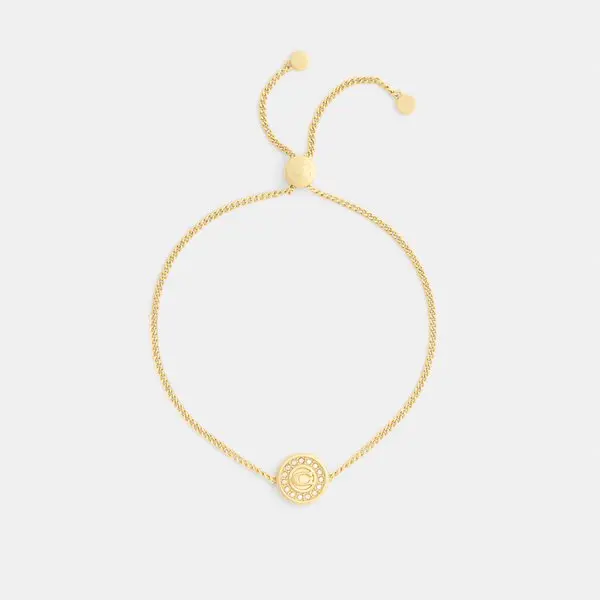 COACH OUTLET Signature Pavé Coin Slider Bracelet