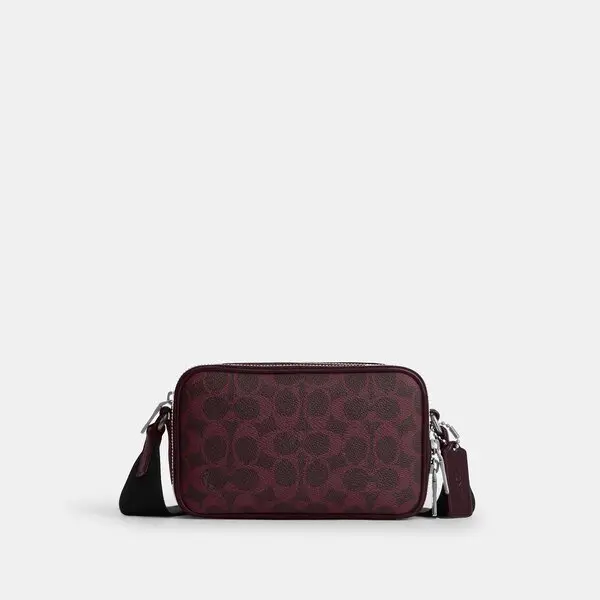 COACH OUTLET Colton Crossbody Bag 19 - Silver/black Currant