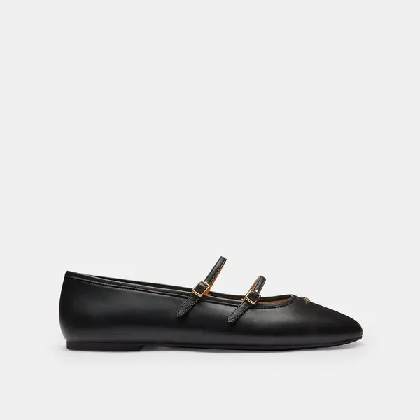 COACH OUTLET Coach Double Buckle Mary Jane Flats