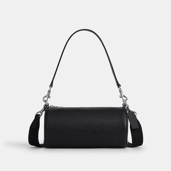 COACH OUTLET Coach Barrel Bag 24 - Silver/black