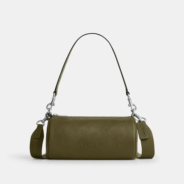 COACH OUTLET Coach Barrel Bag 24 - Silver/olive