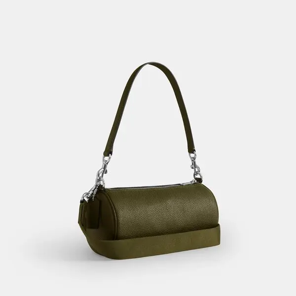 COACH OUTLET Coach Barrel Bag 24 - Silver/olive