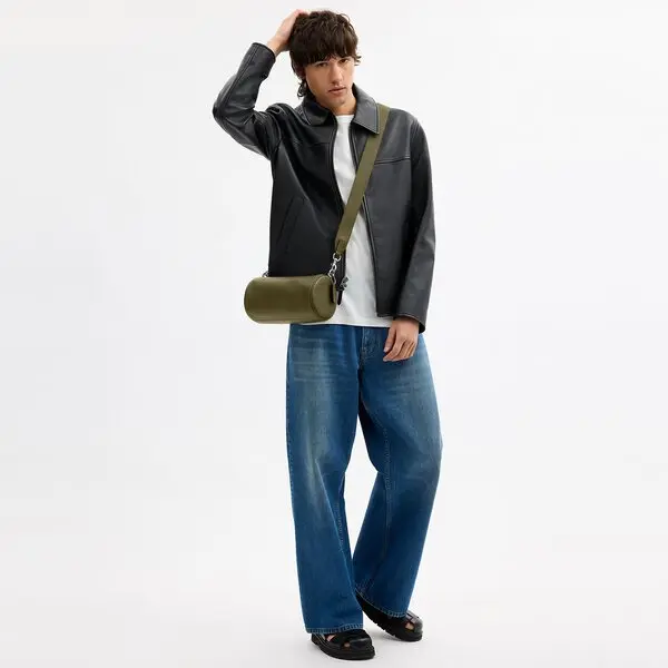 COACH OUTLET Coach Barrel Bag 24 - Silver/olive