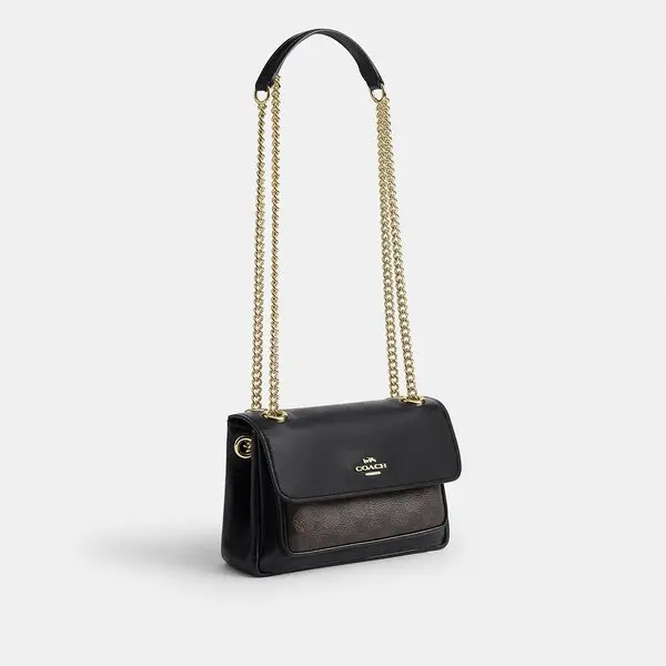 COACH OUTLET Coach Signature Canvas Elodie Crossbody Bag 18