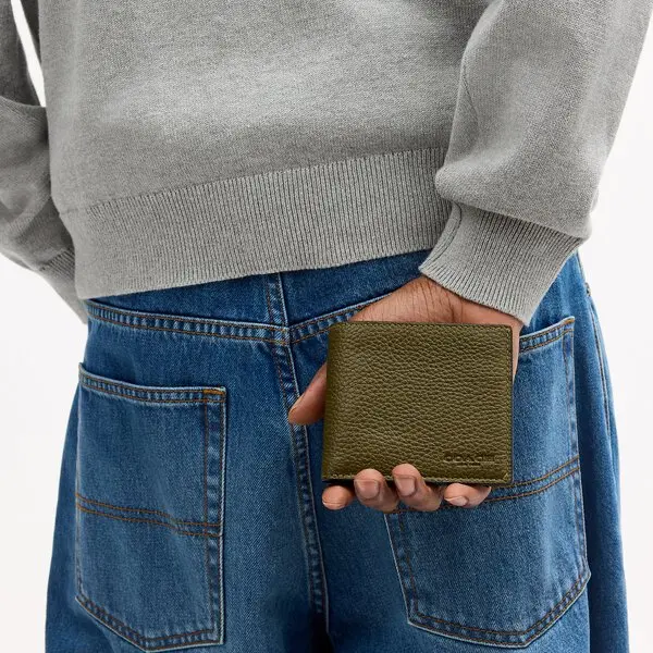 COACH OUTLET Id Billfold Wallet - Olive