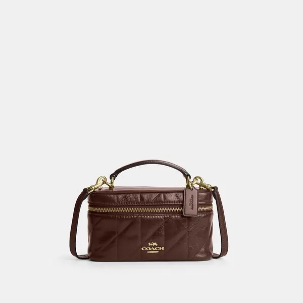 COACH OUTLET Rainer Quilted Crossbody Bag 18 - Gold/maple