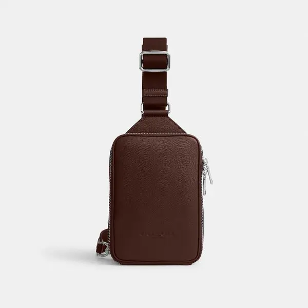 COACH OUTLET Crossgrain Leather Pack - Silver/maple