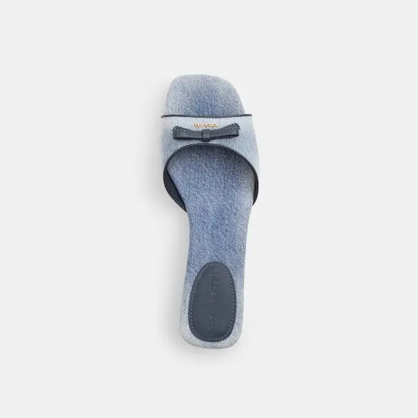 COACH OUTLET Coach Bow Kitten Heel Sandal