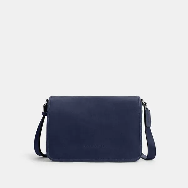 COACH OUTLET Colby Messenger Bag 32 - Silver/true Navy