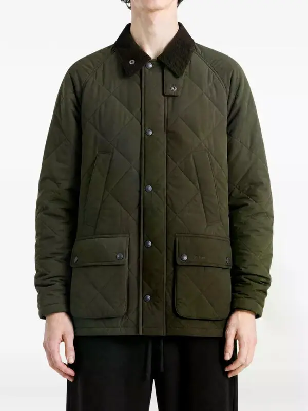 Barbour Modern Bedale Corduroy-collar Padded Jacket