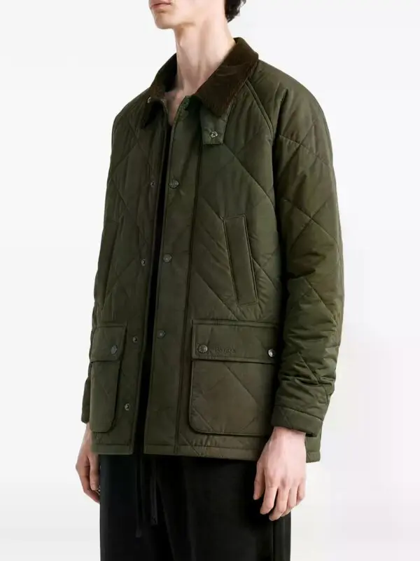 Barbour Modern Bedale Corduroy-collar Padded Jacket