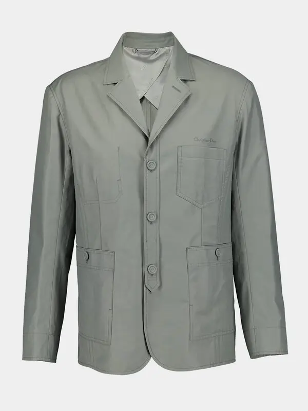 Dior Workwear Jacket With Multi Pockets - Grey