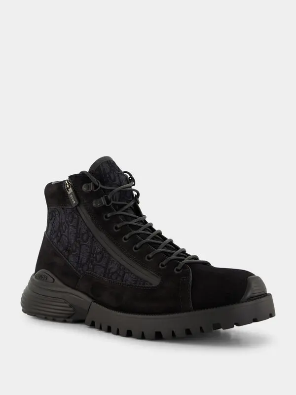 Dior Leather Combat Boots